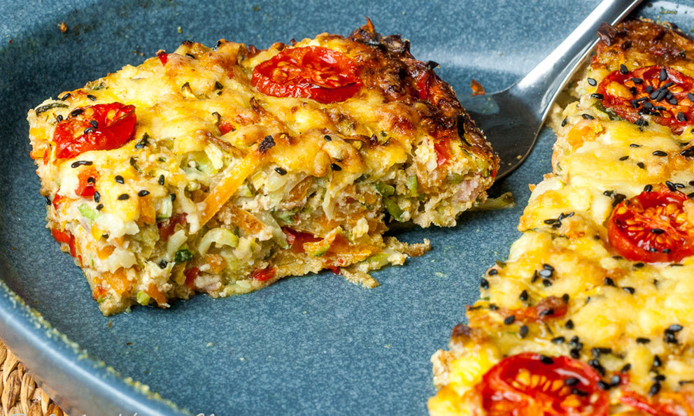 Vegetable Tray Bake with Sunflour – Pepo Farms